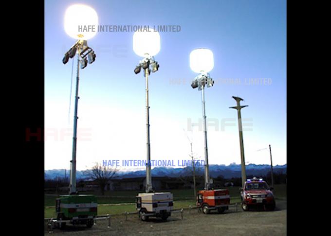 Temporary Inflatable Construction Work Lights Tower LED 50W In Night ...
