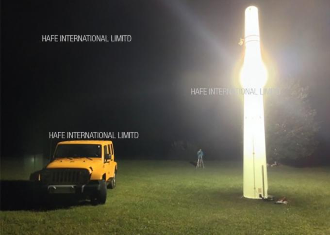 Bright Inflatable Light Tower Metal Halide , MH1200W Portable Balloon ...
