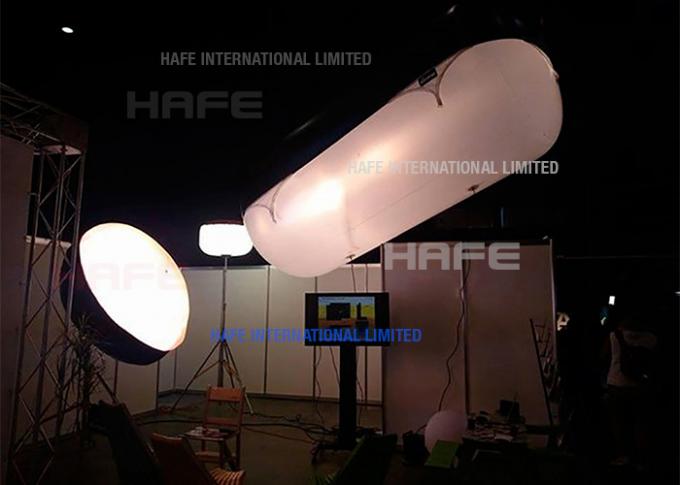 HMI Lighting Sourse Helium Filled Lighting Balloons Floating In Air For ...