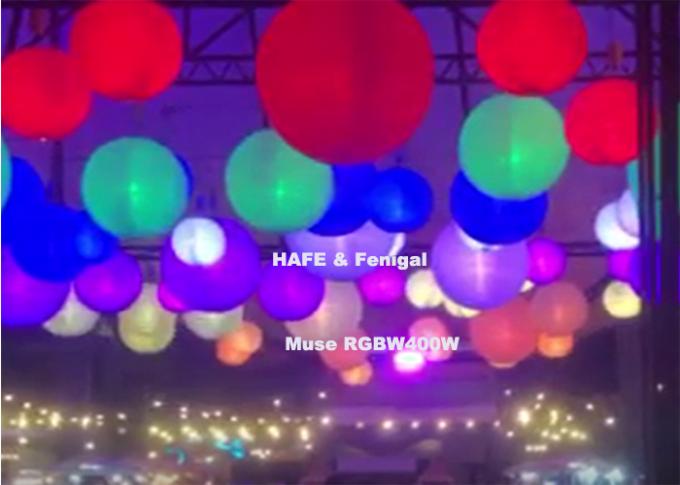 400W RGB Balloons Inflatable LED Light With DMX With Cold / Warm White