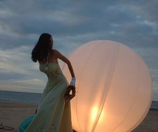 Pearl Event Space Lighting Inflatable Lights For Halogen LED HMI ...