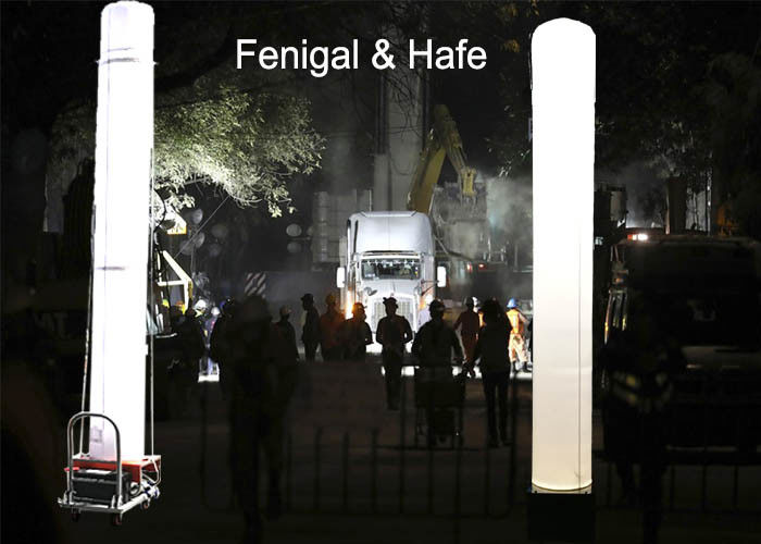 4 m Inflatable Light Tower With High Bright Hmi 1200w Lamp For ...