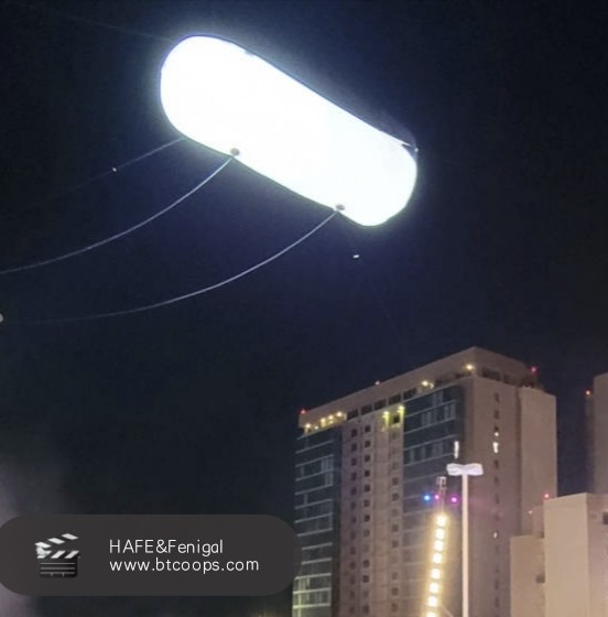 1.8kw Tube Helium Led DMX Control Open Indoor And Street Scenes Film ...